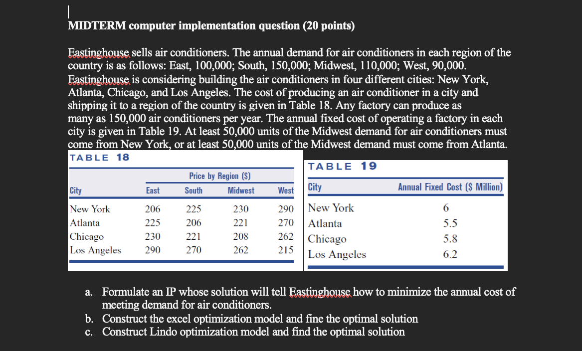 MIDTERM computer implementation question ( 20 points) | Chegg.com
