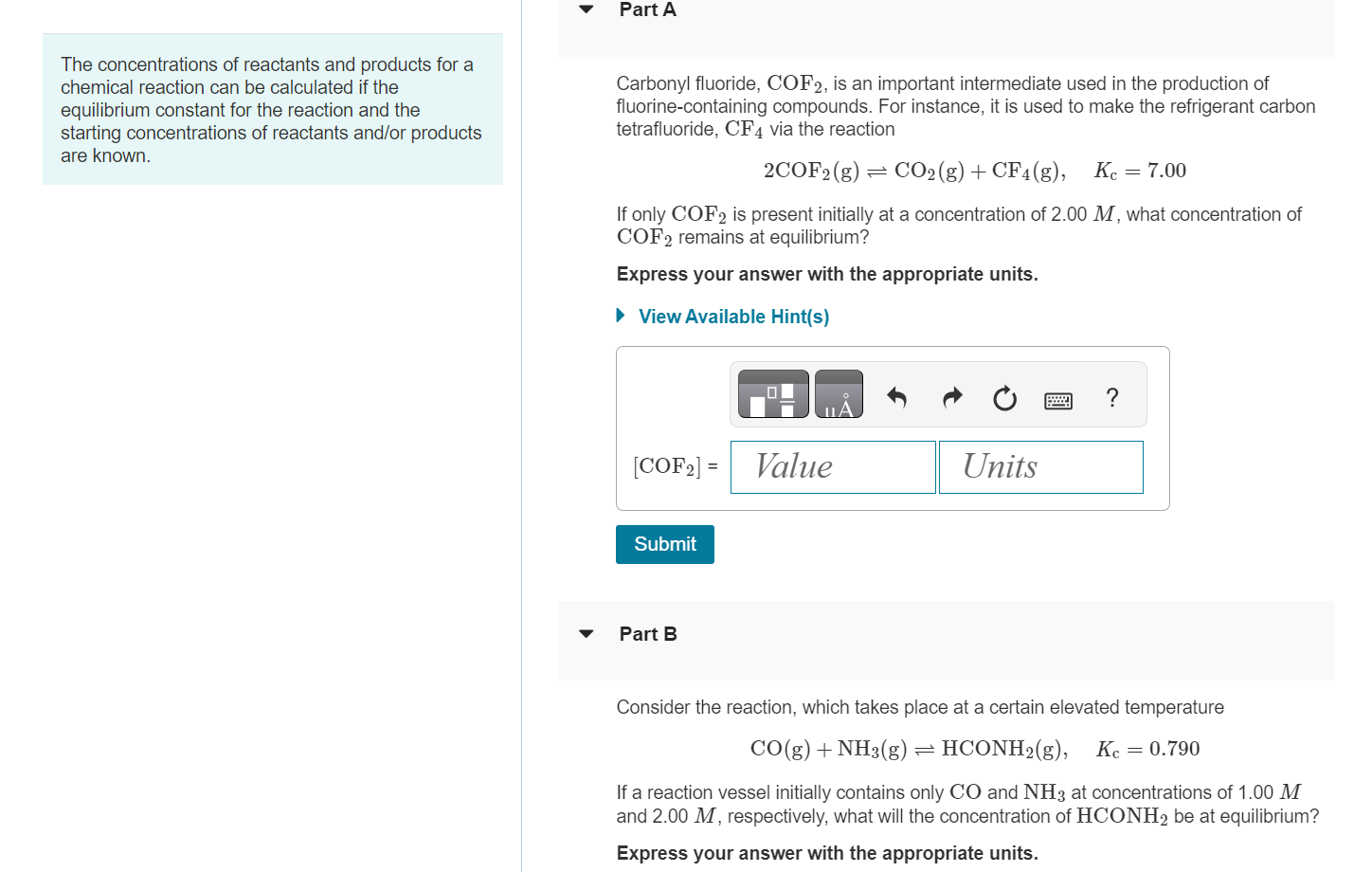 Solved Answer Part A and B. | Chegg.com