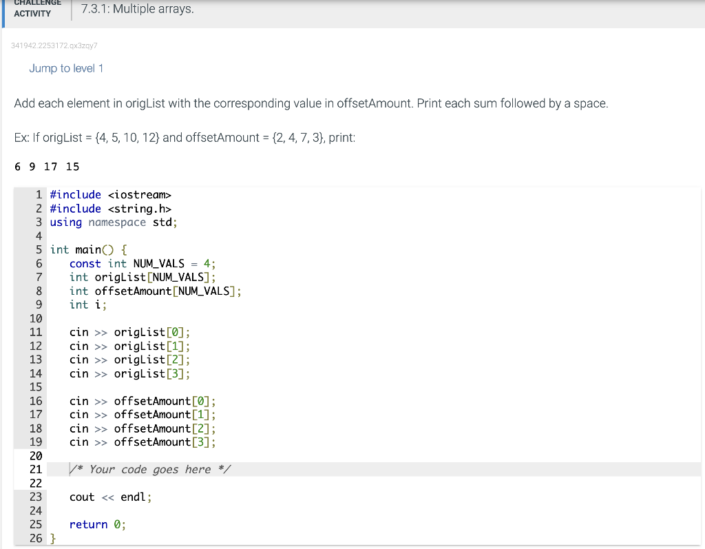 Solved C Add Each Element In Origlist With The 