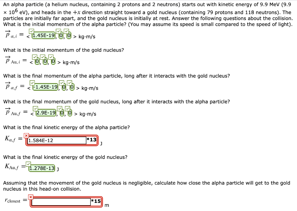 Solved An alpha particle (a helium nucleus, containing 2 | Chegg.com