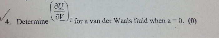 Solved Determine (partial differential U/partial | Chegg.com