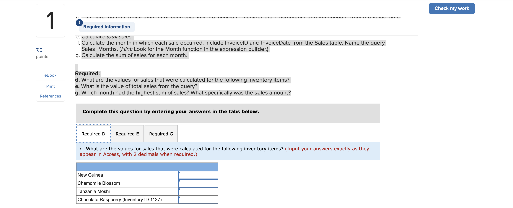 Solved The Database Contains Three Tables Containing 