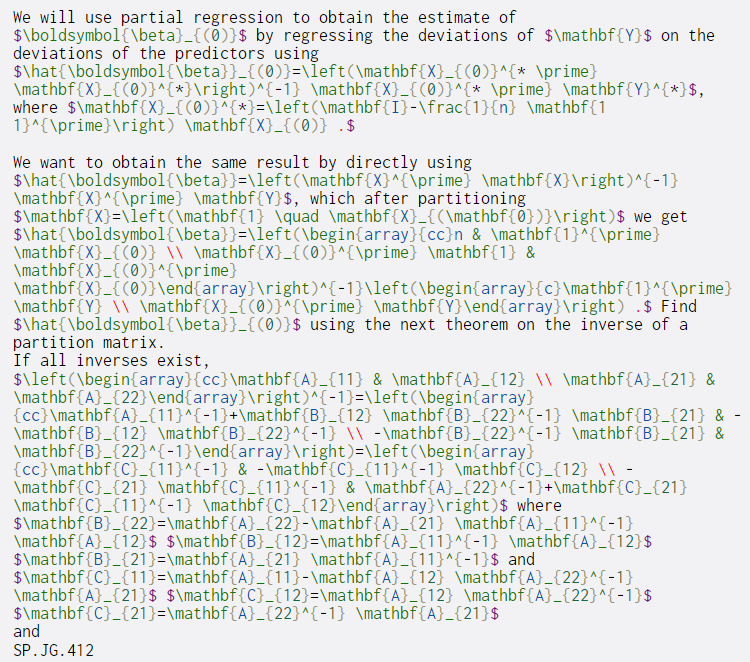 Solved yubok Aberaght? We will use partial regression to | Chegg.com