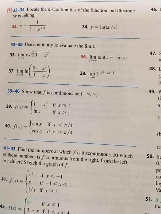 Solved Locate the discontinuities of the function and | Chegg.com