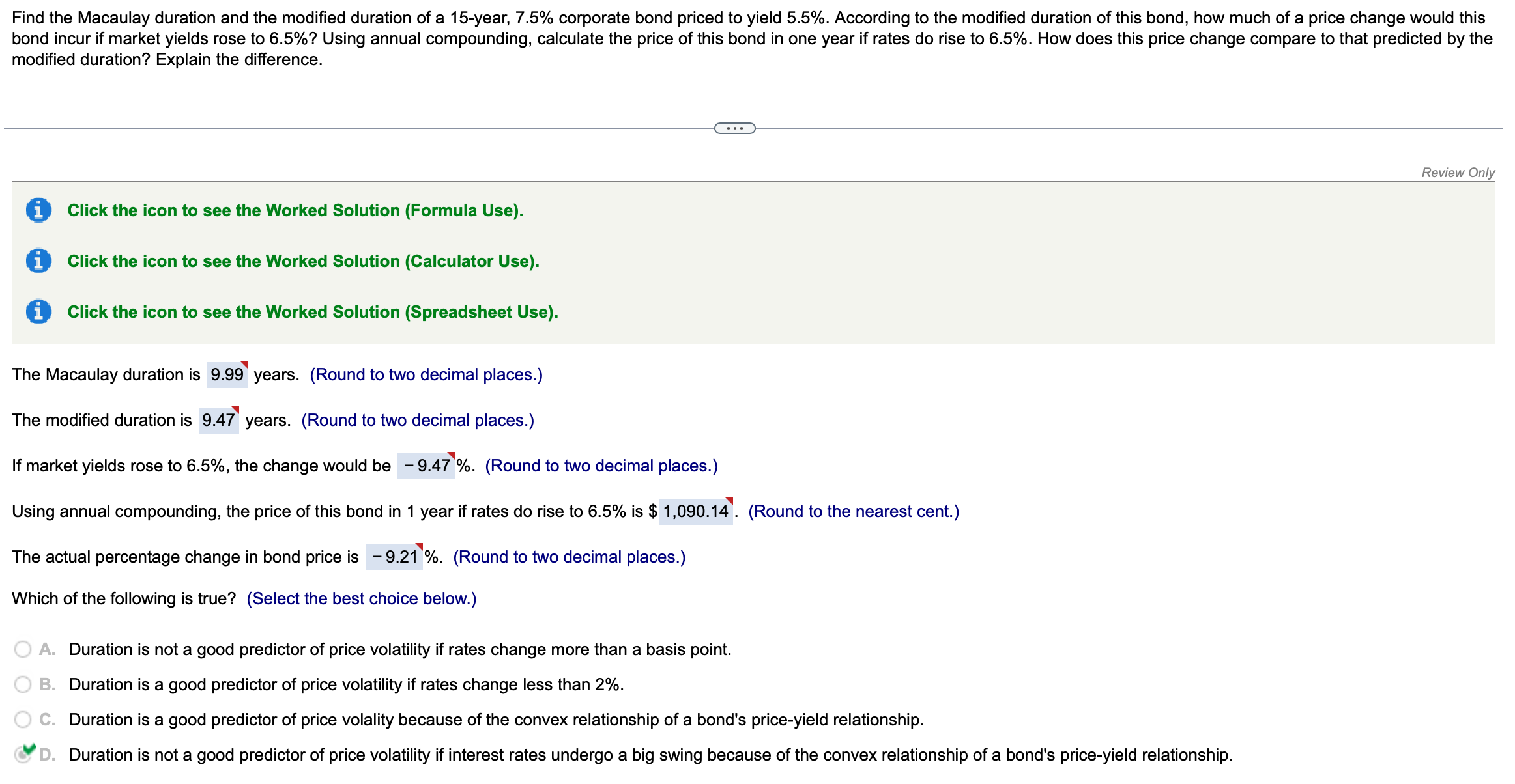 Solved modified duration? Explain the difference. Review | Chegg.com