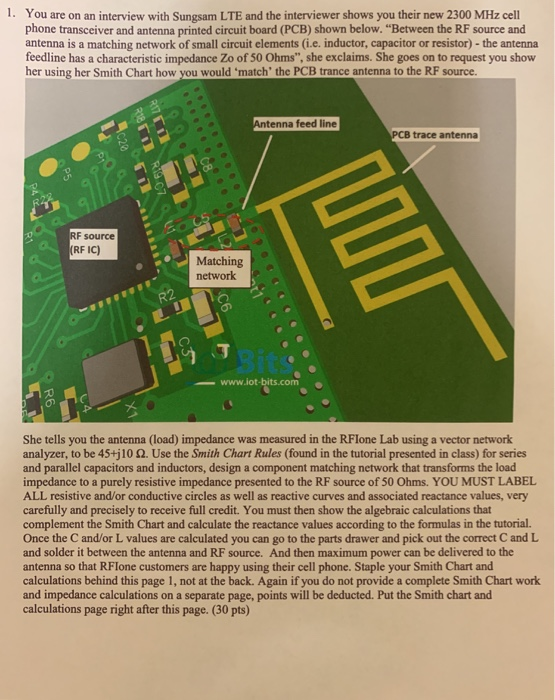 Solved 1. You are on an interview with Sungsam LTE and the | Chegg.com