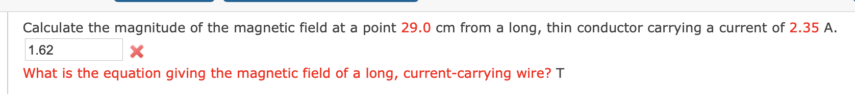 Solved Calculate the magnitude of the magnetic field at a | Chegg.com