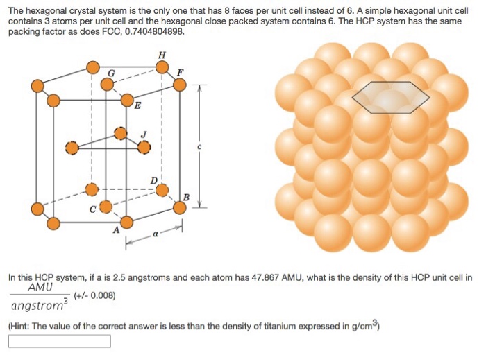 Hexagonal Crystal Structure
