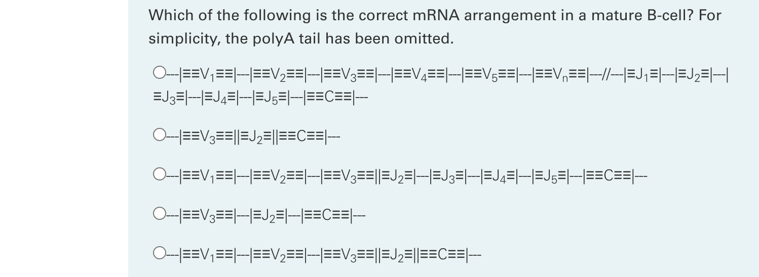 Solved Somatic recombination in the B cells refers to.. | Chegg.com