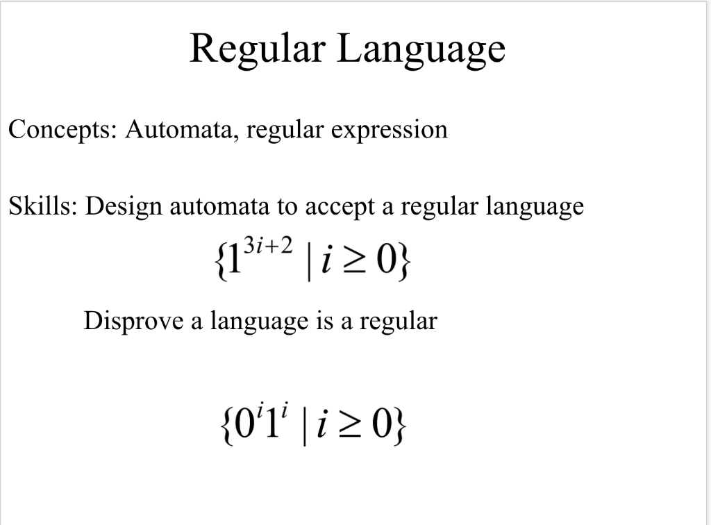 Solved Regular Language Concepts: Automata, regular | Chegg.com