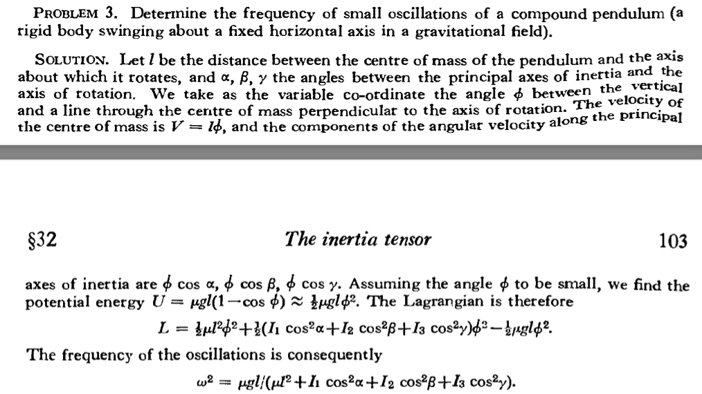 Solved PrOBLEM 3. Determine the frequency of small | Chegg.com