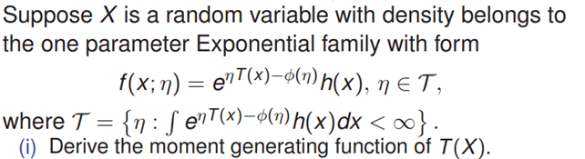 Solved Suppose X is a random variable with density belongs | Chegg.com