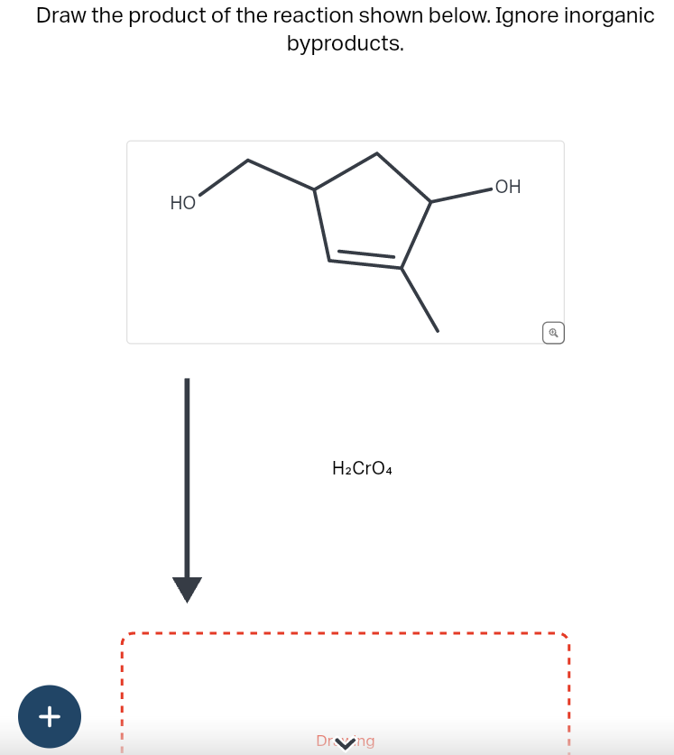 Solved Draw the product of the reaction shown below. Ignore | Chegg.com