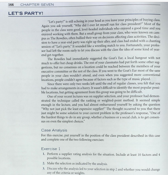 Solved 1- Read the Let's Party case study 2- Answer the | Chegg.com