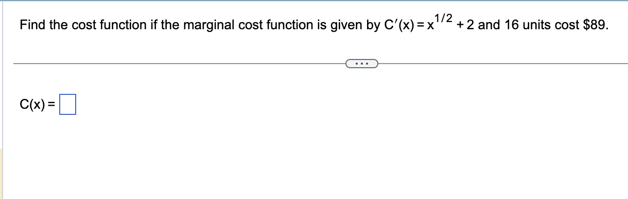 Solved Find the cost function if the marginal cost function | Chegg.com