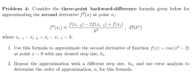 Solved h2 Problem 4: Consider the three-point | Chegg.com