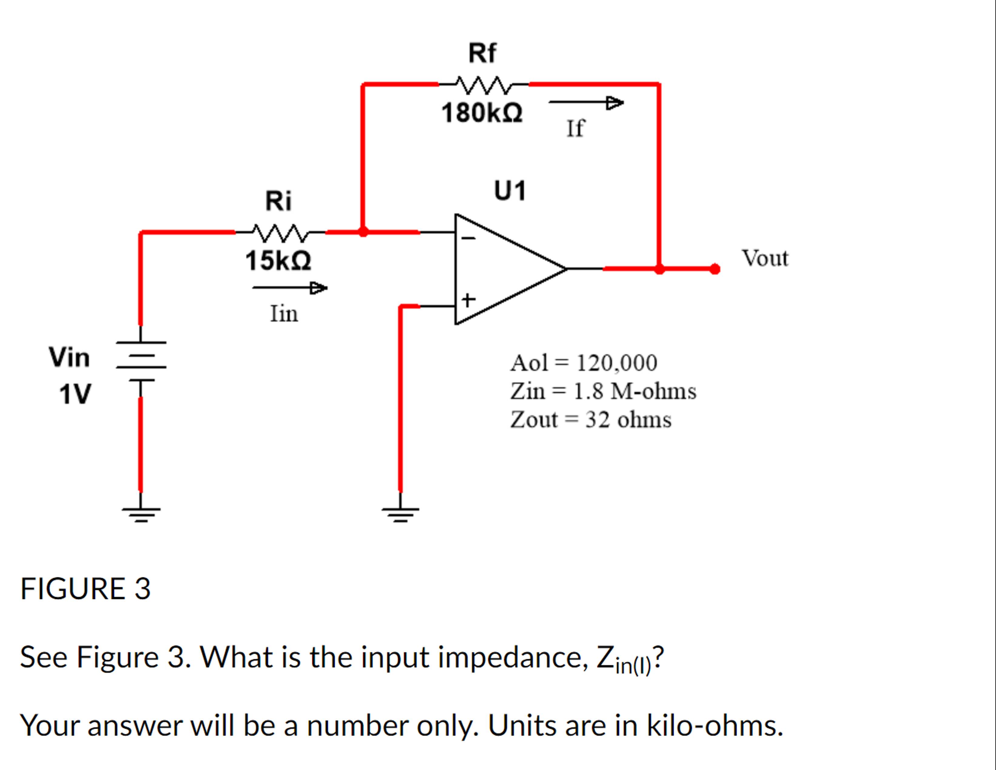 Solved FIGURE 3See Figure 3. ﻿What is the input impedance, | Chegg.com
