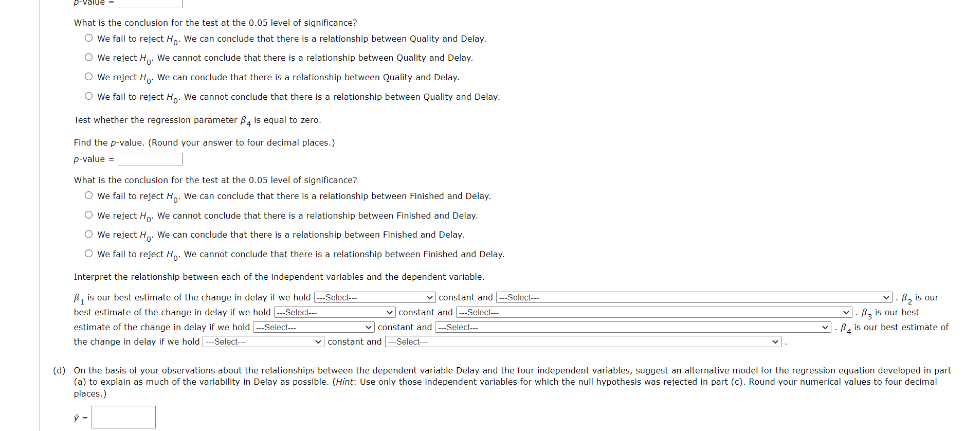 Solved (a) Develop the estimated regression equation using | Chegg.com