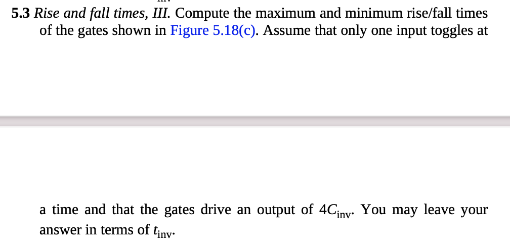 5.3 Rise and fall times, III. Compute the maximum and | Chegg.com