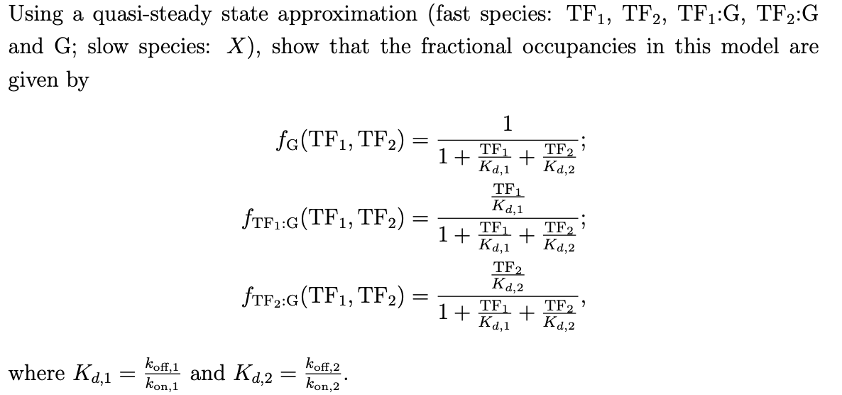Solved Using a quasi-steady state approximation (fast | Chegg.com
