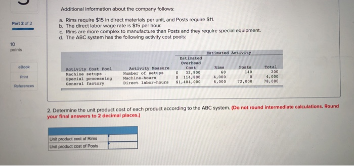 Solved 2 Required information [The following information | Chegg.com