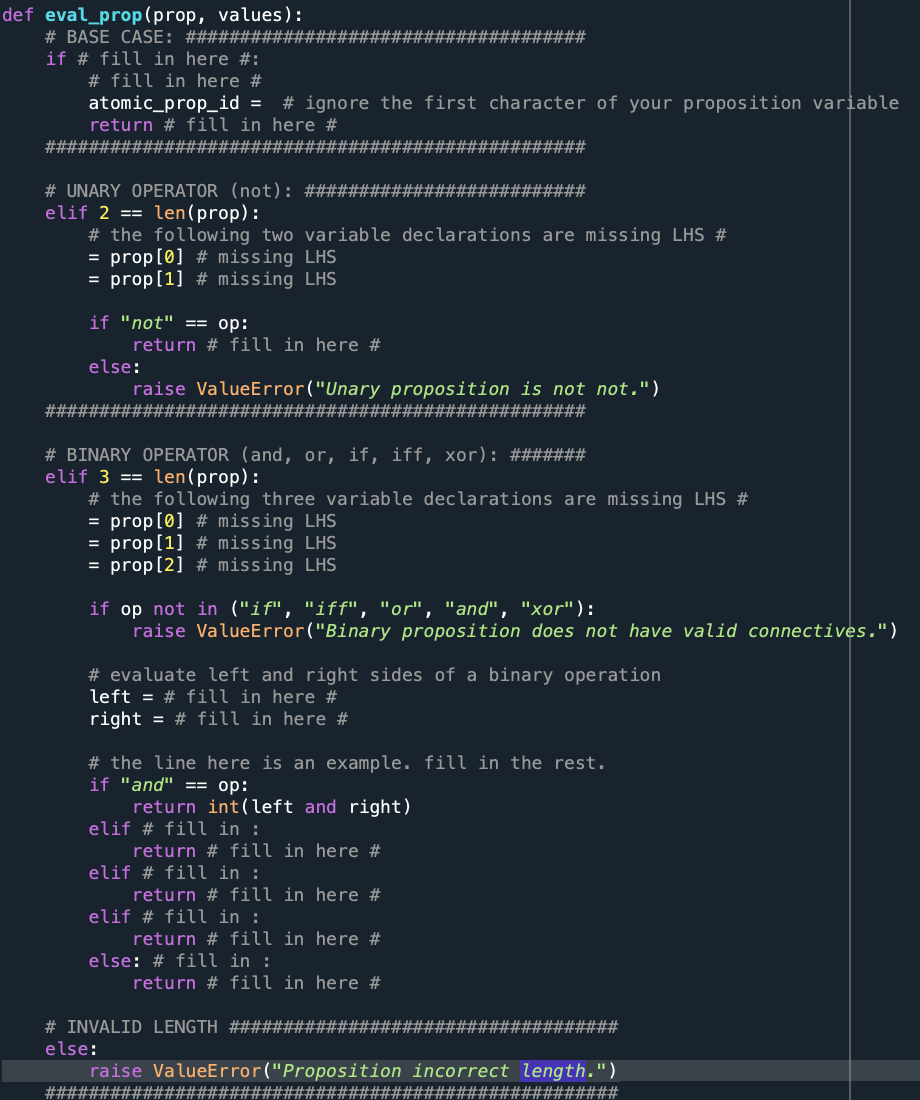 Solved Part B: Evaluate Prop Given a proposition p over | Chegg.com