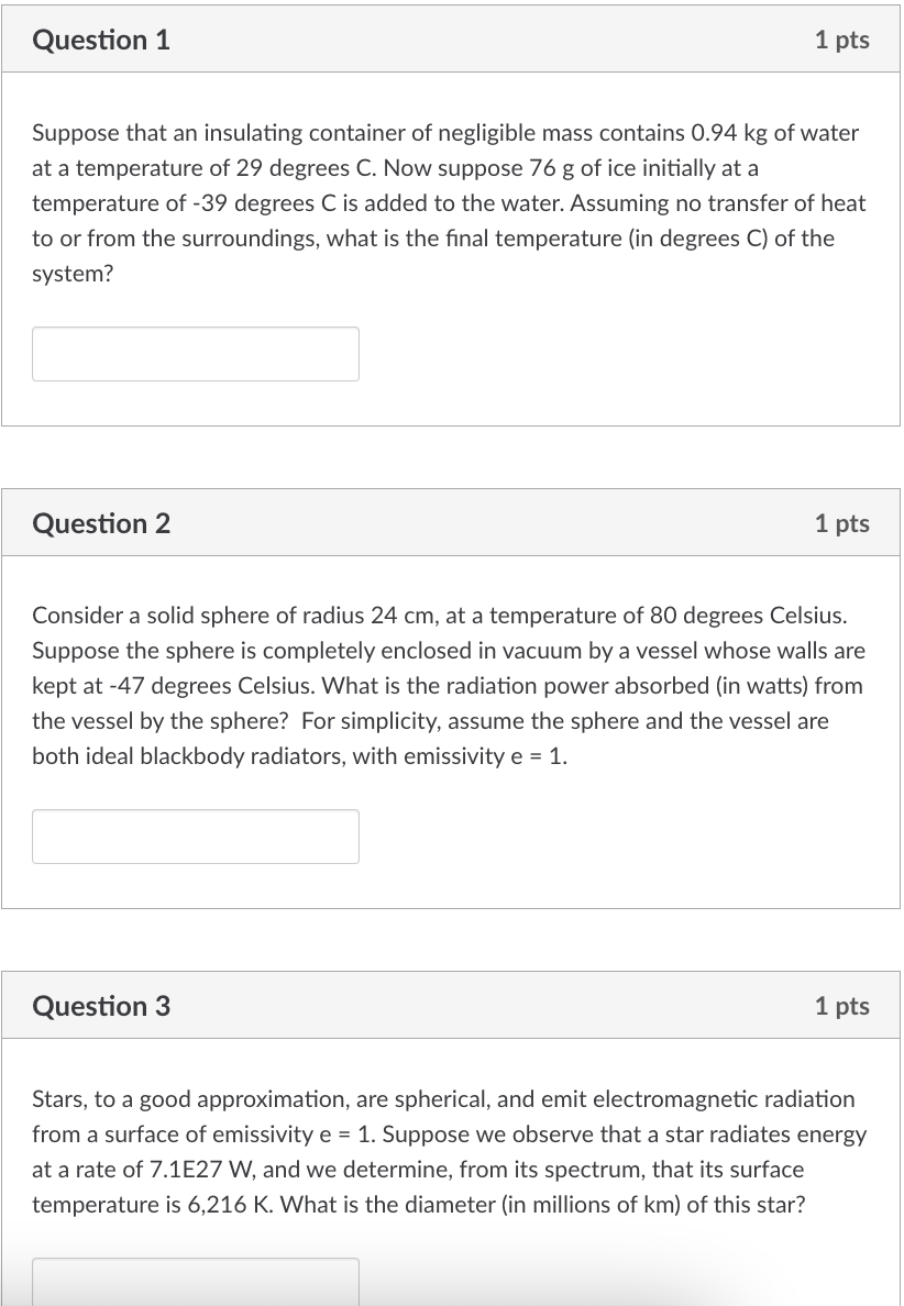Solved Suppose that an insulating container of negligible | Chegg.com