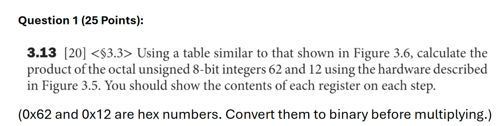 Solved Question 1 (25 ﻿Points): | Chegg.com