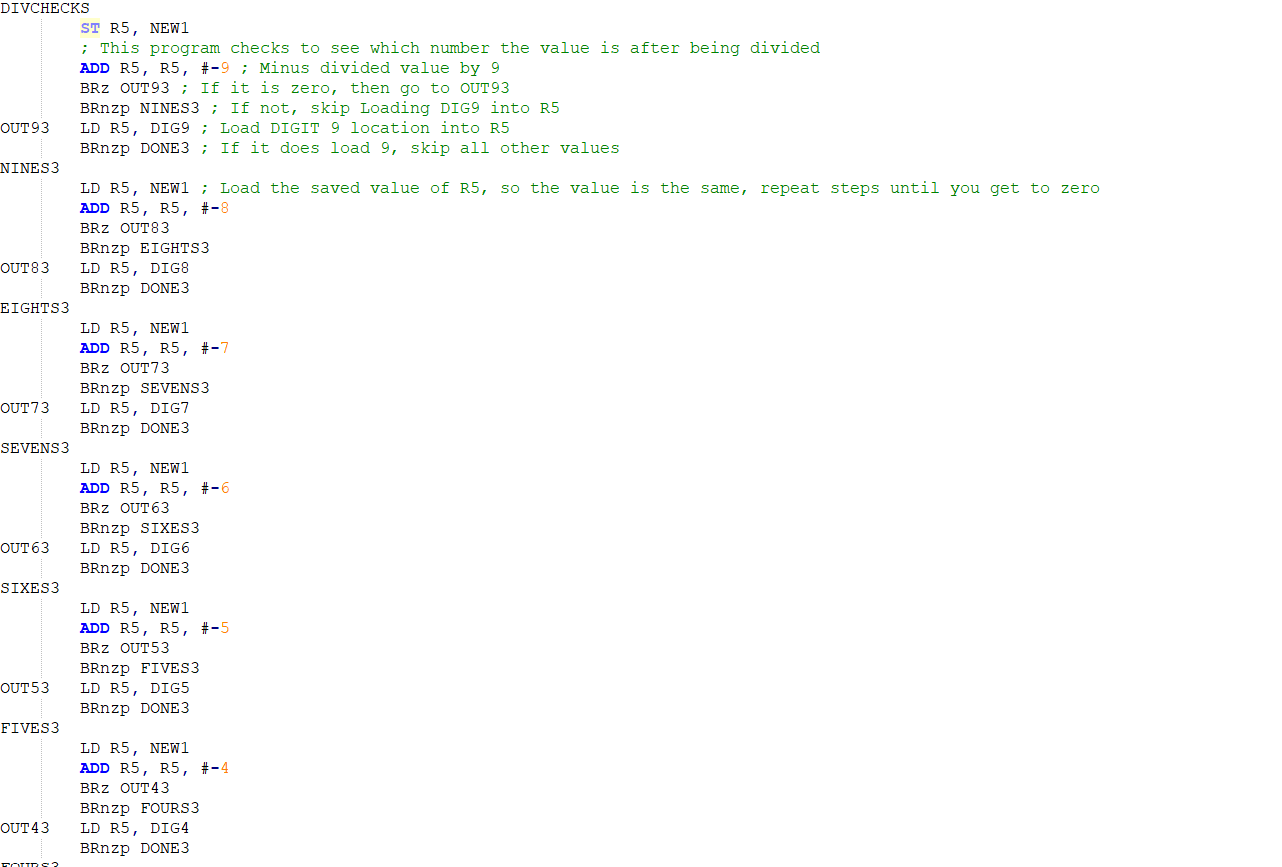 Solved LC-3 Assembly: Why is my code only printing zeros? | Chegg.com