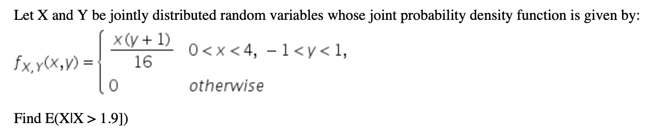 Solved Let X and Y be jointly distributed random variables | Chegg.com