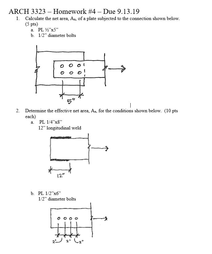 Solved ARCH 3323 Homework # 4 Due 9.13.19 Calculate the net | Chegg.com