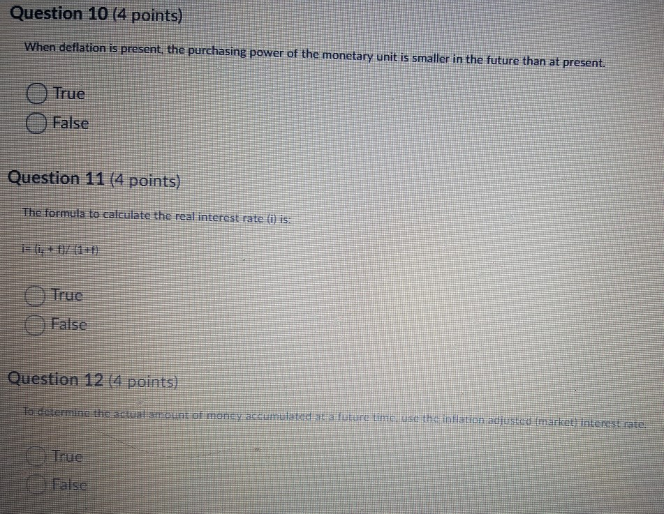 Solved Question 9 (4 points) Payback analysis utilizes a | Chegg.com