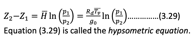 Solved Using Equation 3.29 (in Wallace&Hobbs) show that | Chegg.com
