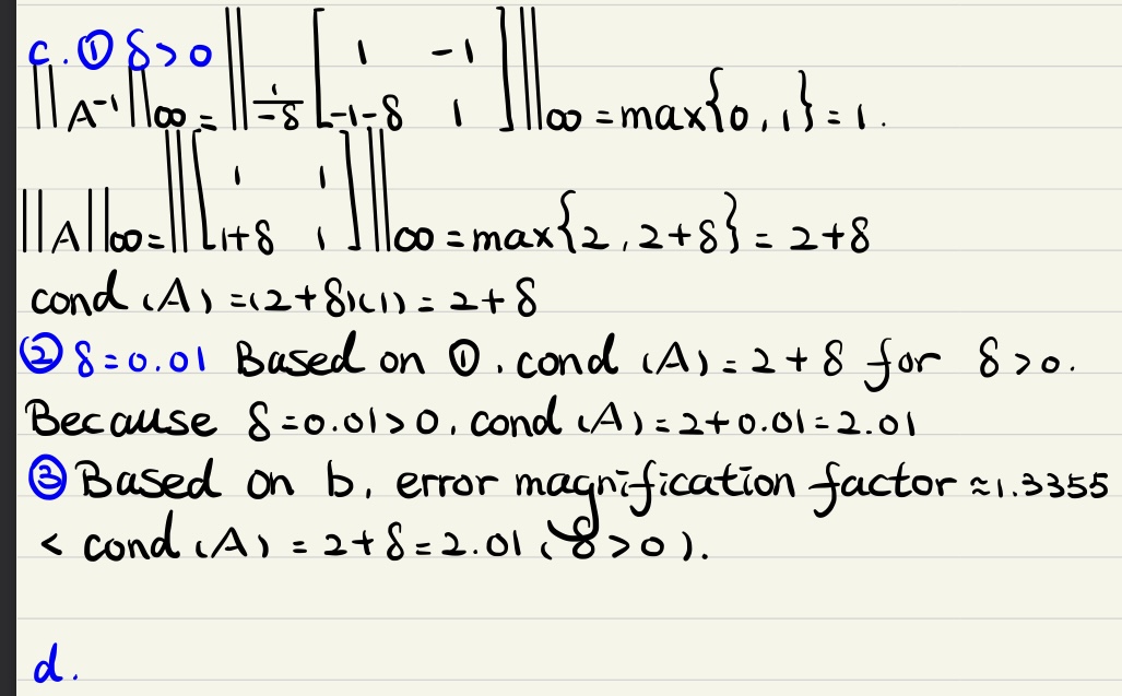 Solved 3. {x1+x2=2(1+δ)x1+x2=2+δ[11+δ1122+δ]=A | Chegg.com