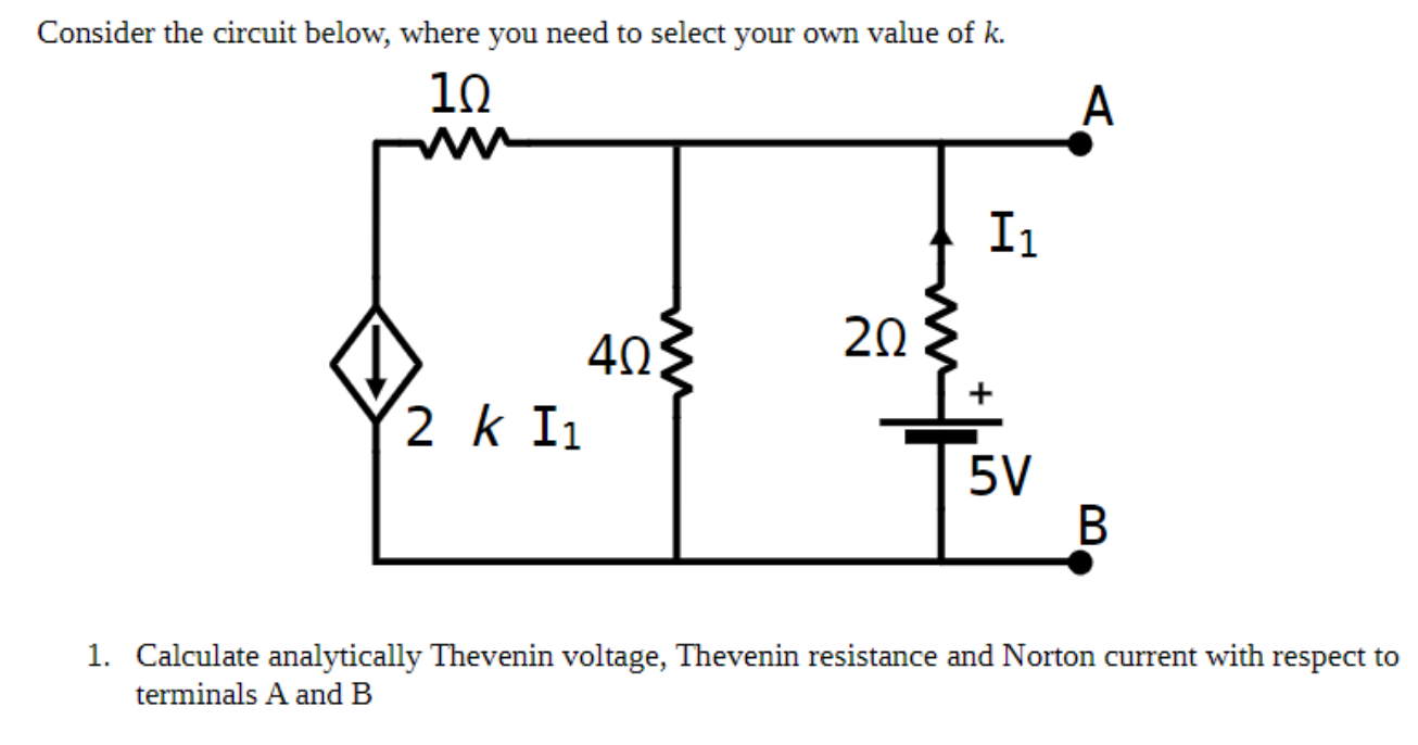 Solved Consider the circuit below, where you need to select | Chegg.com