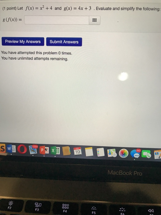 Solved https://webwork.as.uky.edu/webwork2/MA 109S19/HWO7A | Chegg.com