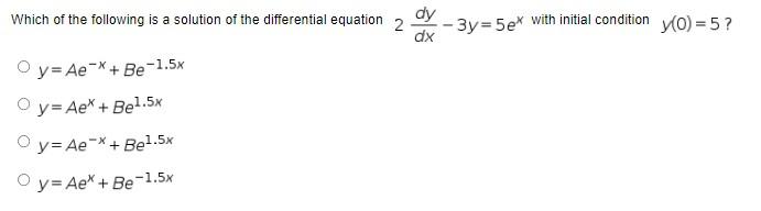 Solved Which of the following is a solution of the | Chegg.com