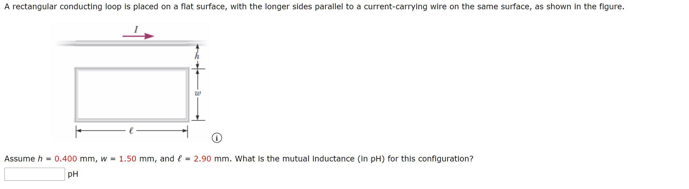 Solved A rectangular conducting loop is placed on a flat | Chegg.com