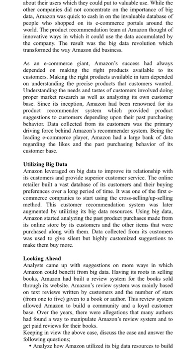 Solved Abstract This case is about how the leading | Chegg.com