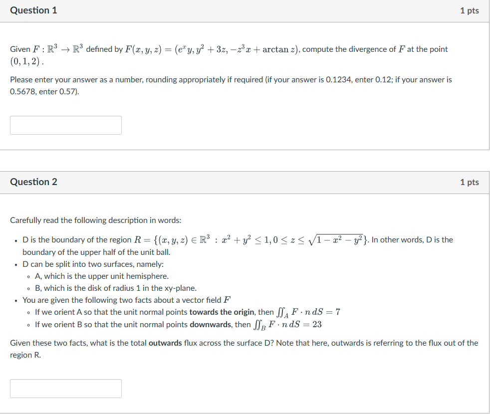Solved Given F:R3→R3 defined by | Chegg.com