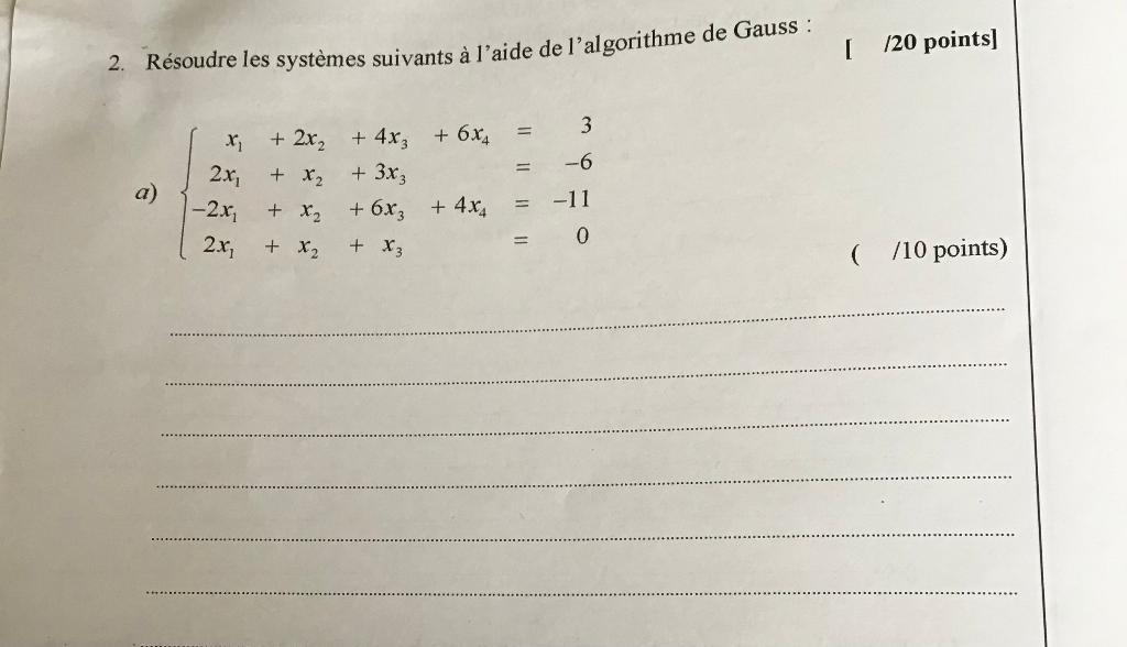Solved Answers in Linear Algebra please! Questions are in | Chegg.com