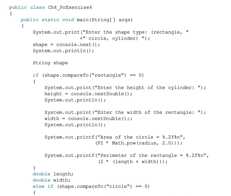 Solved The statements in the following program are in | Chegg.com