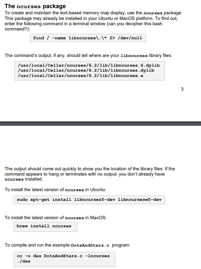 Live memory map display To allow you to monitor | Chegg.com