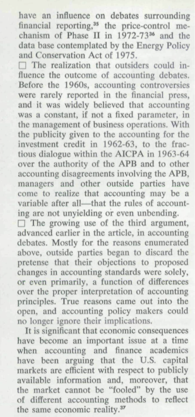 Economic Consequences As a Substantive Issue Economic | Chegg.com