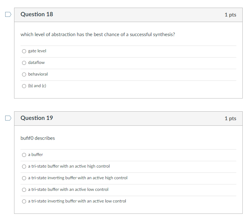 Solved which level of abstraction has the best chance of a | Chegg.com