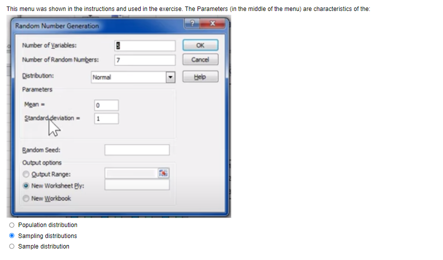 Solved This menu was shown in the instructions and used in | Chegg.com