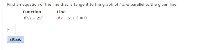 Solved Find an equation of the line that is tangent to the | Chegg.com