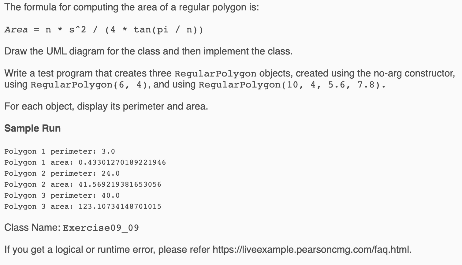 Solved (Geometry: n-sided regular polygon) In an n-sided | Chegg.com