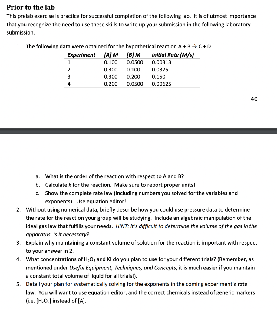 Solved Prior to the lab This prelab exercise is practice for | Chegg.com