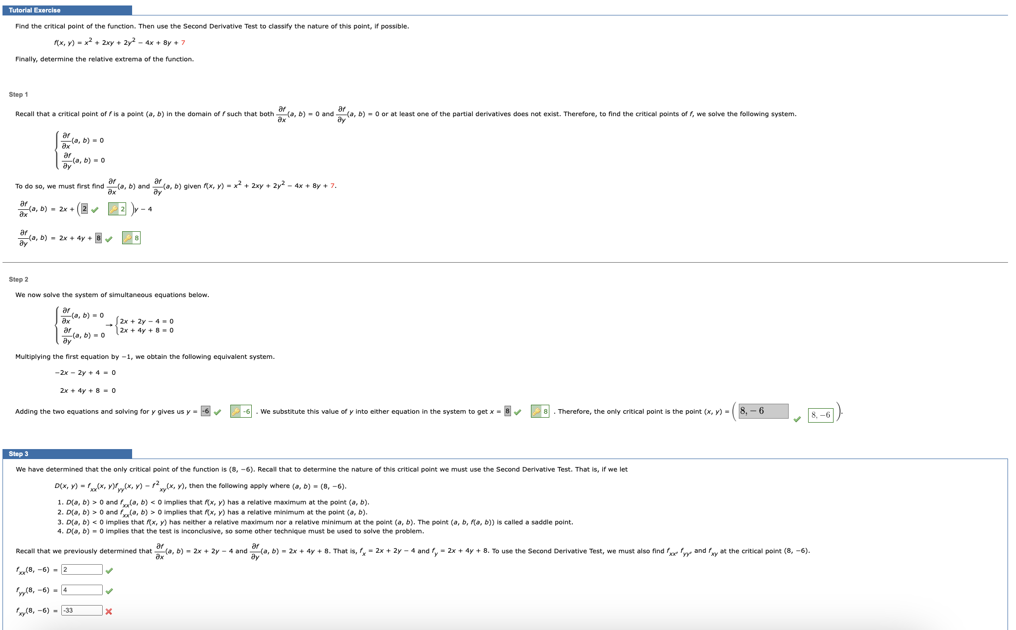 Solved partial derivatives | Chegg.com